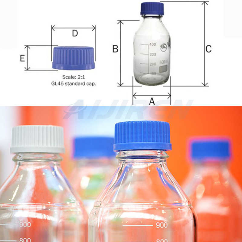 Professional 250ml GL45 bottle Pyrex-Reagent Bottle for Sale